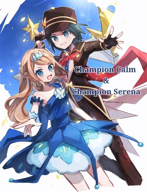 Serena Calem Serena And Calem Pokemon And 1 More Drawn By Sumeragi1101 Danbooru