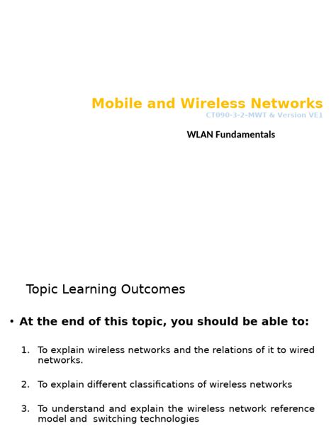 Chapter 2 Wlan Fundamentals Pdf Internet Protocols Internet