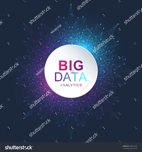 Fractal Element Connected Line Dots Virtual Stock Vector Royalty Free 788616256 Shutterstock