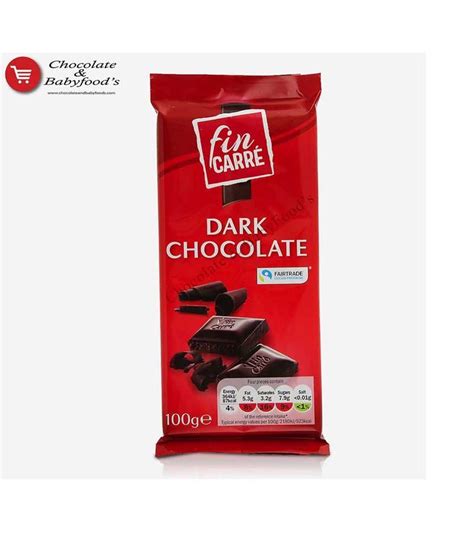 Lidl Fin Care Dark Chocolate Bar Gm Wealzin