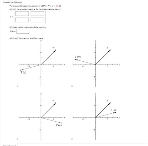 Solved Consider The Following Tis The Counterclockwise Chegg