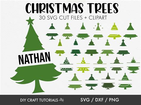 Christmas Tree SVG Bundle Christmas SVG Bundle Split Tree Svg Christmas SVG Christmas Tree
