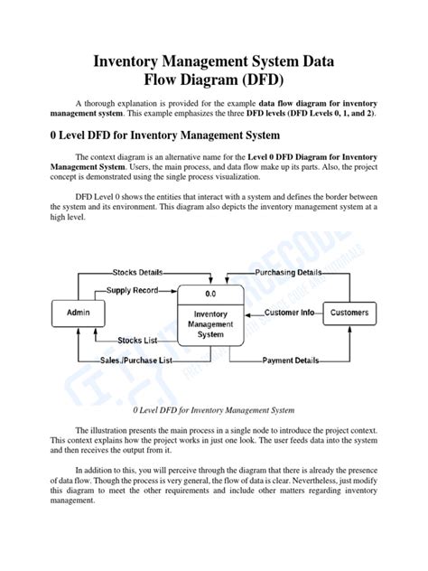 inventory management system dla flow diagram pdf pdf information