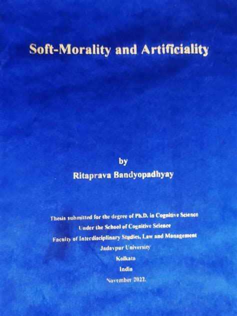 Phd Phdjourney Phdresearch Phdthesis Like Grateful Ritaprava Bandyopadhyay