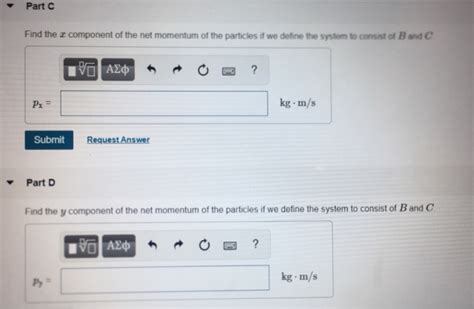 Solved Item 9 Three Objects A B And C Are Moving As Shown Chegg Com