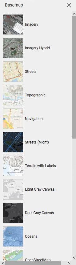 Configure Basemaps In Experience Builder Esri Community