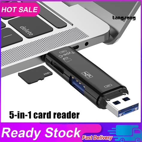 Ts In Usb Type C Micro Otg Tf Micro Security Digital Card Reader Adapter BeeCost