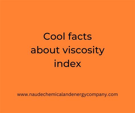 Viscosity Index