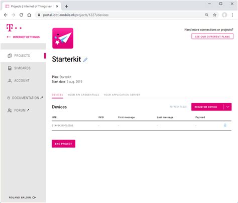Register Devkit To IoT Creators