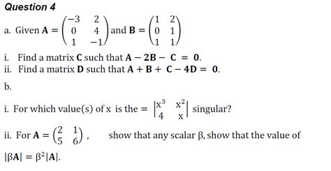 solved question 4 3 2 1 2 a given a 0 4 an b 0 1 1 1 1