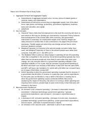 Macro Unit 3 Problem Set Study Guide Docx Macro Unit 3 Problem Set Study Guide 1