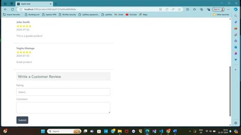 Yogita Ghatage On Linkedin Mernstack Ecommercewebsite Productreviewplatform Bootstrap Reactjs