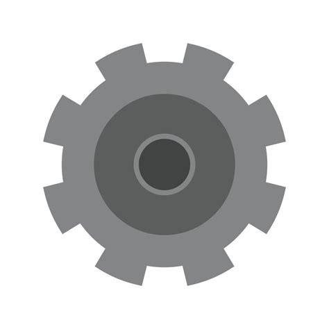 Settings Flat Greyscale Icon 15672125 Vector Art At Vecteezy