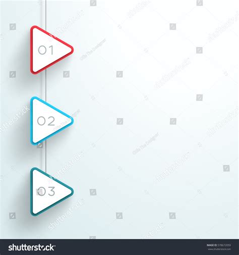 Infographic 3d Arrow Steps 1 3 Stock Vector Royalty Free 578672059 Shutterstock