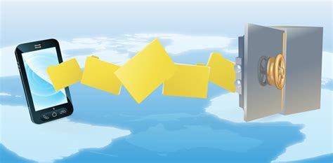 Computer Safe Secure Transfer Backup Royalty Free Vector