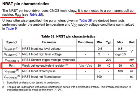 microcontroller question about stm32 blue pill nrst pin schematic