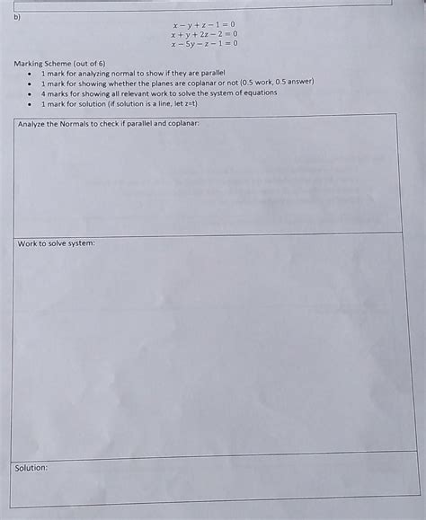 Solved Xy Z X Y Z X Yz Marking Scheme Out Of Chegg Com