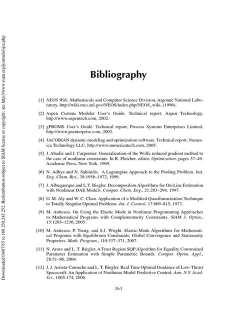 Nonlinear Programming Concepts Algorithms And Applications To
