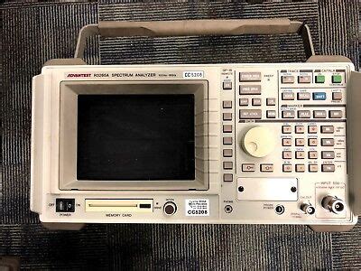 Spectrum Analyzers Advantest Spectrum Analyzer