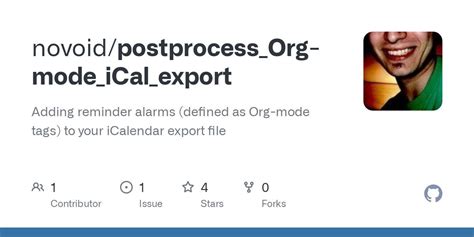postprocess org mode ical export adding reminder alarms defined as