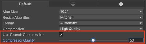 optimising unity texture import settings technical articles unity