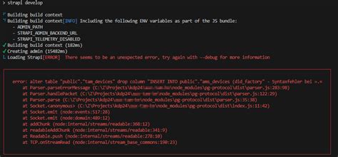 An Unexpected Error 🤔 Questions And Answers Strapi Community Forum