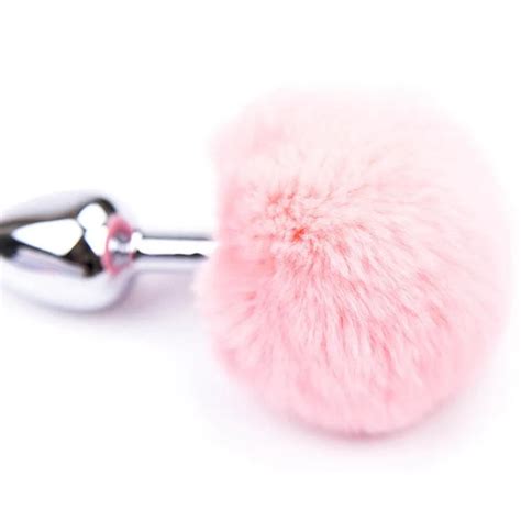 Bunny Tail Metal Butt Plug 5 Colors Anesidora
