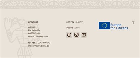 Moderan Izgled I Redizajn Stranice Ju Radimlja Stolac Stolac City