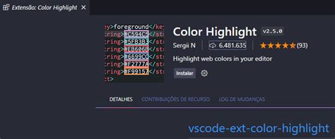 Personalizando e instalando extensões no VSCode