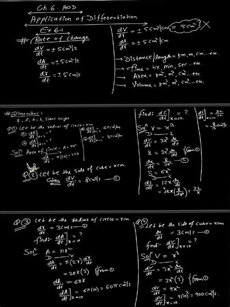 Chapter 6 Application Of Derivatives Maths Pdf