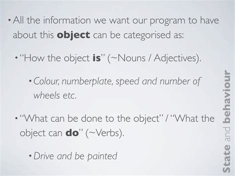 Programming In Java Object And Classes PPT