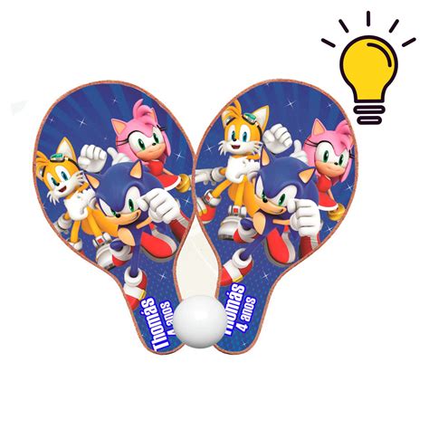 Raquete Ping Pong Sonic Elo7 Produtos Especiais