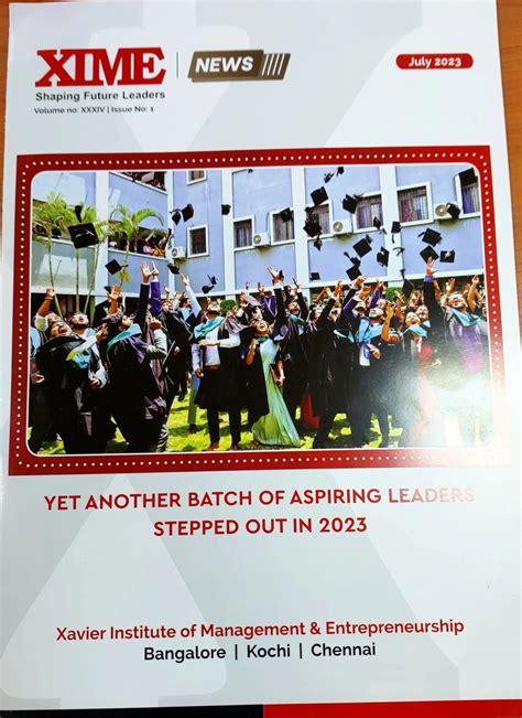 nithya sree r m on linkedin ximechennai newsletter editor pgdm