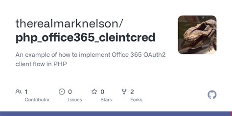 Github Therealmarknelsonphpoffice365cleintcred An Example Of How