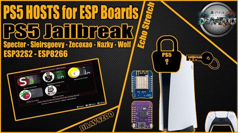 Ps5 Hosts For Esp Boards Esp32 S2 Esp8266 Echo Stretch Ps5