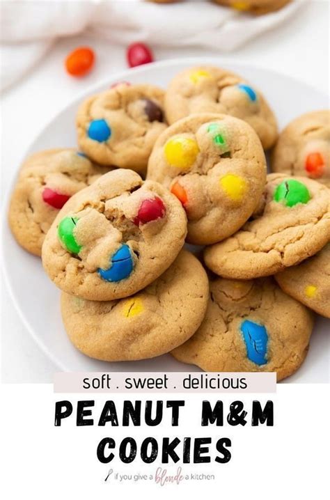 Crunchy Peanut Delight Cookies With Mandm Magic In 2025 Peanut Cookie