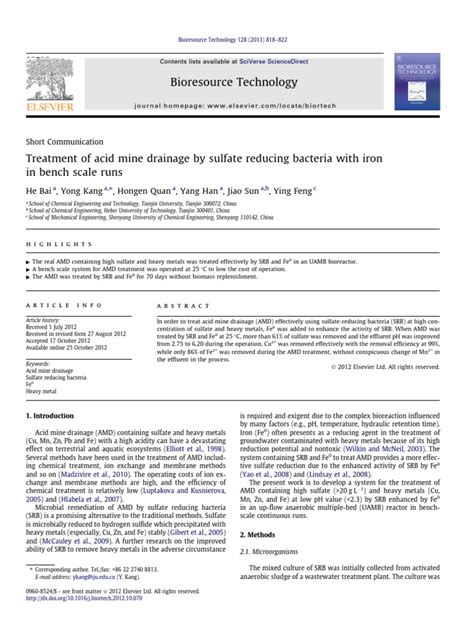 Physicochemical Characterization And Bioremediation Perspective Of
