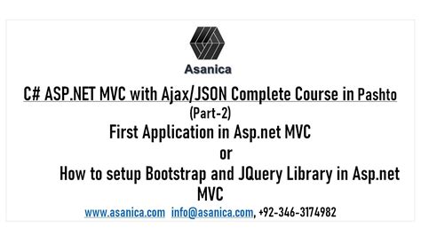 First Project In Visual Studio 2019 Add Bootstrap Jquery Library