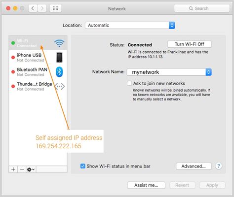 How To Fix Wifi Self Assigned Ip Address Issue On Macbook Air With El