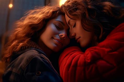 Premium Photo Girls In Love