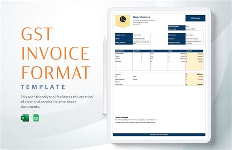 Labour Invoice Format Template In Pages Apple Numbers Word Google