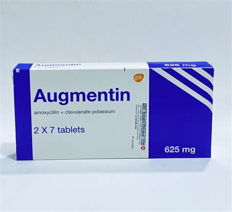 Augmentin 625mg Tablets Gsk X 14 Medecify