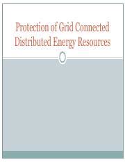 Part III Protection Of Grid Connected Distributed Generation Pdf Protection Of Grid Connected