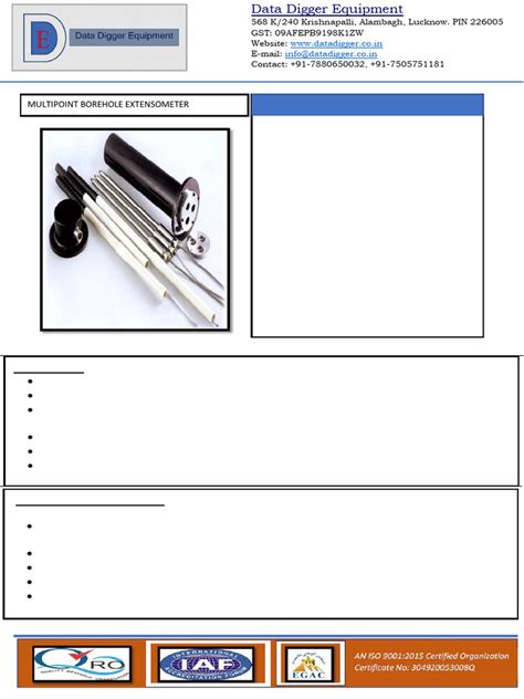 multi point borehole extensometer pdf