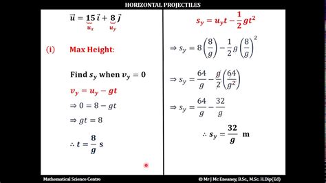 Projectiles Week 2 Youtube