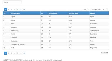 Bootstrap Pagination View
