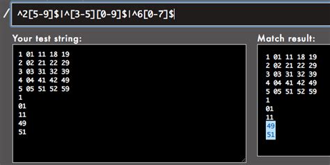 Regex Samples HaFrWiki