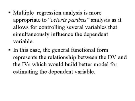 Econometrics Econ 405 Chapter 6 Multiple Regression Analysis