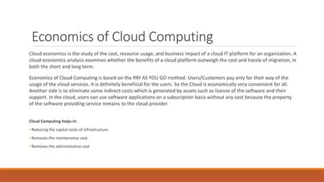 Cloud Architecture And Models Cloud Reference Model Architecture Types