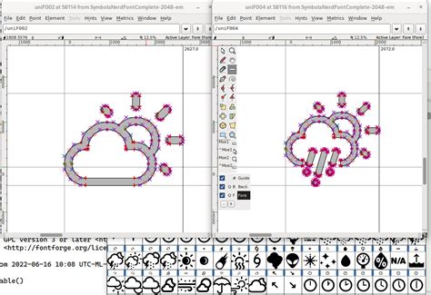 Inconsistent Size For Weather Symbols · Issue 1107 · Ryanoasisnerd Fonts · Github